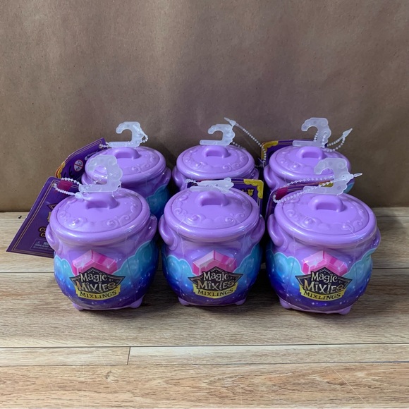 Toys | New 6 X Magic Mixies Mixlings Collectors Cauldron Purple | Poshmark